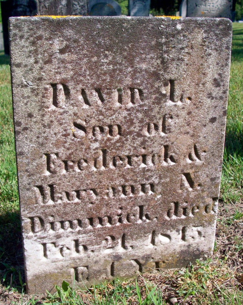 David L Dimmick 1843 – 1845 – CataumetCemetery.org