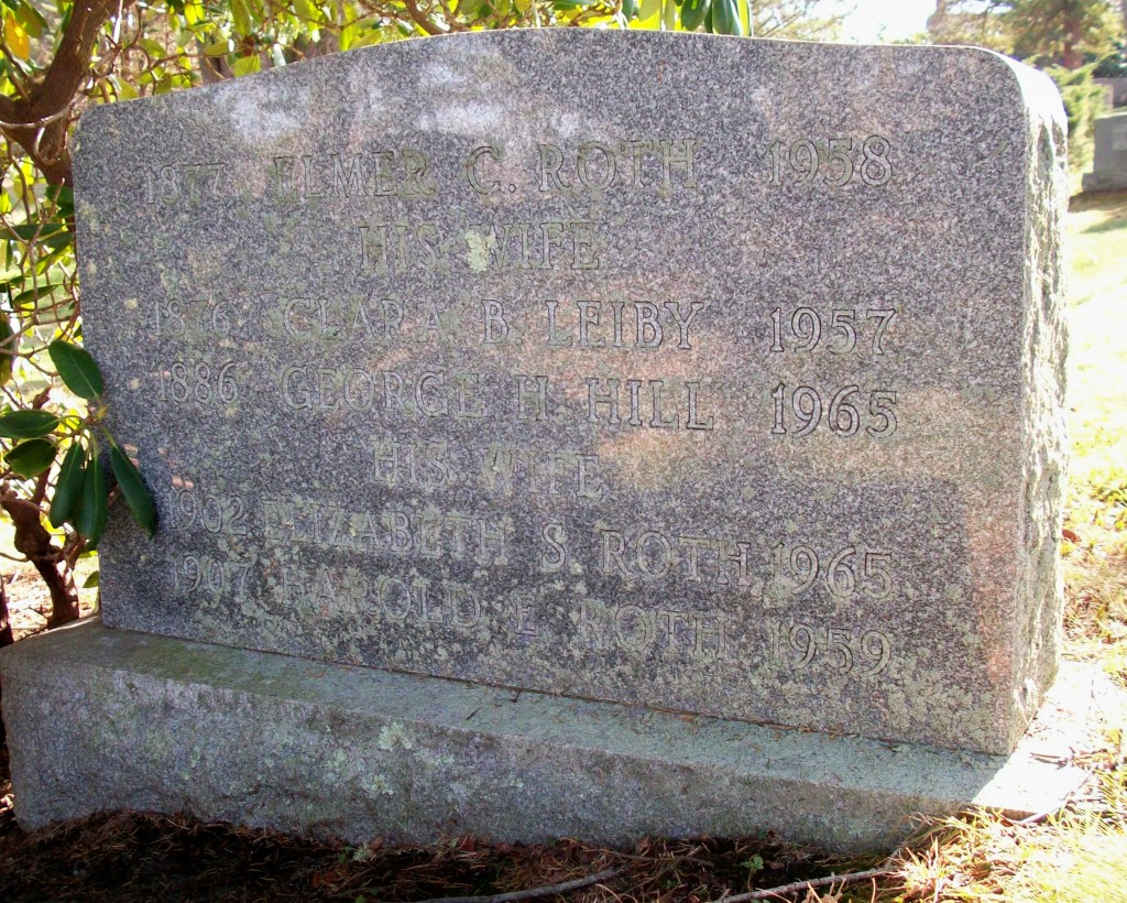 Elmer Clayton Roth 1877 – 1958 – CataumetCemetery.org