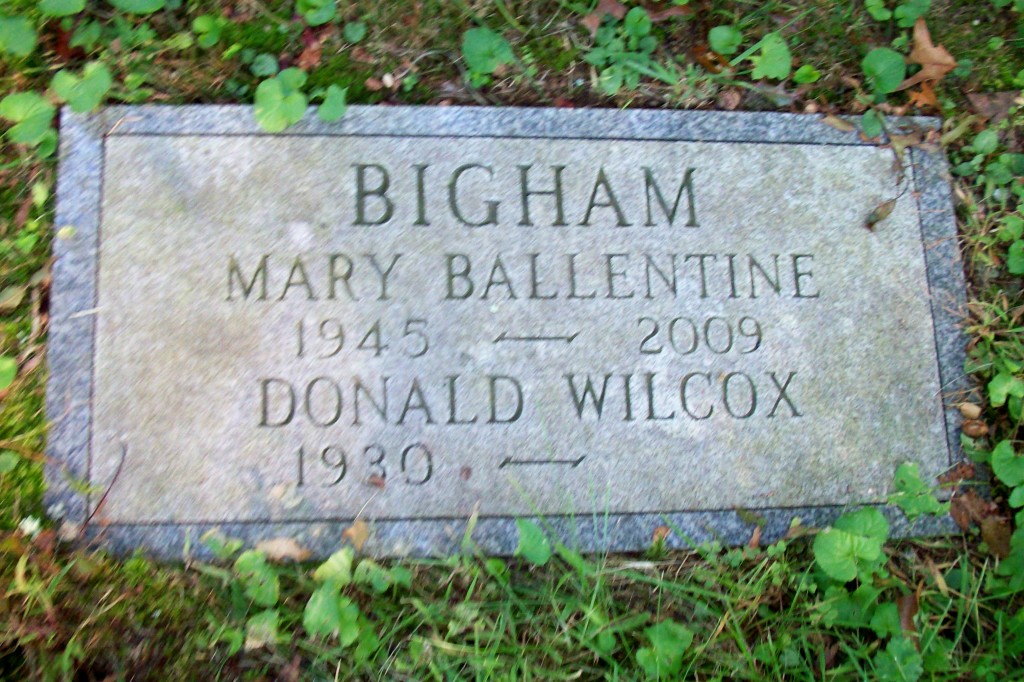 Mary Leslie Ballentine Bigham 1945 – 2009 | CataumetCemetery.org